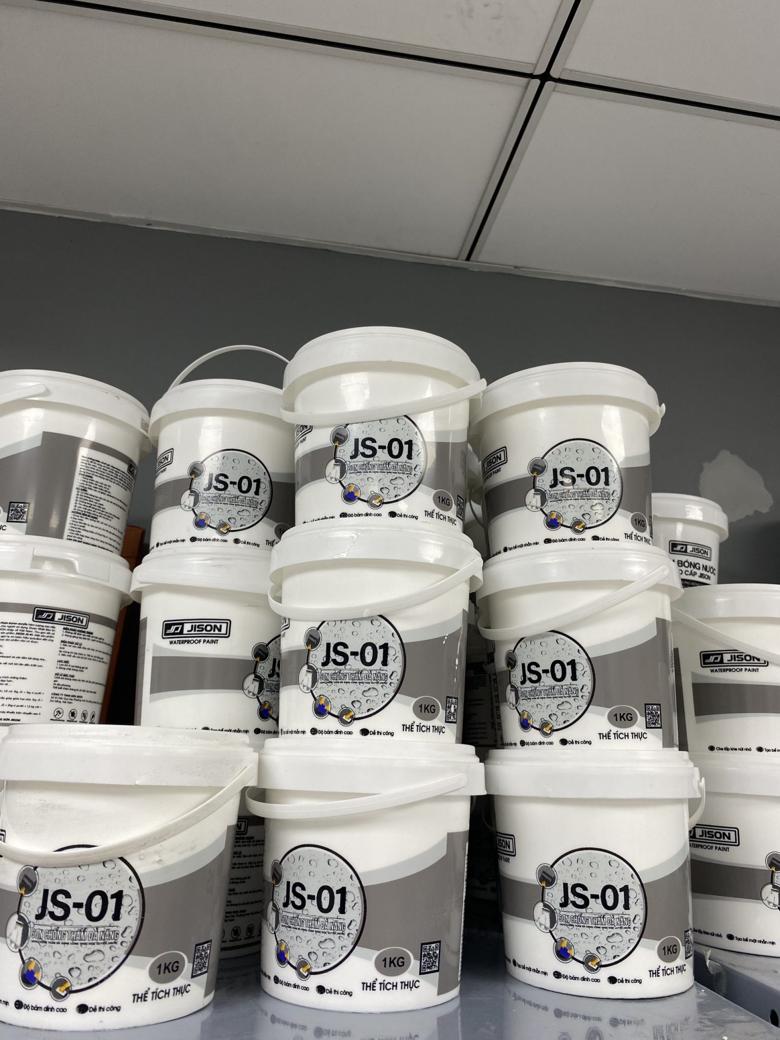 SƠN CHỐNG THẤM JISON JS-1 _ 15KG - JISON Miền Nam